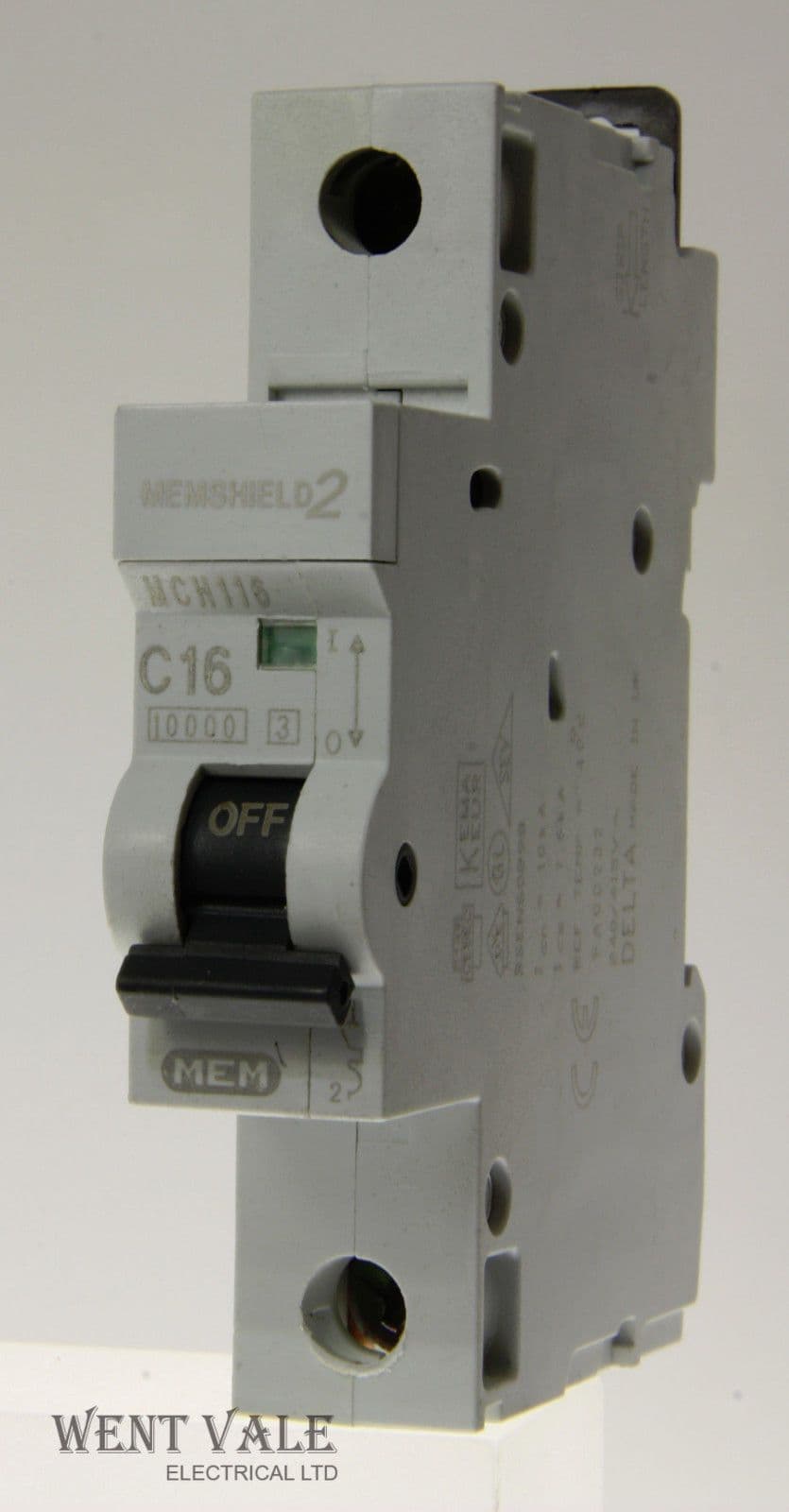 MEM Memshield 2 - MCH116 - 16a Type C Single Pole MCB Used