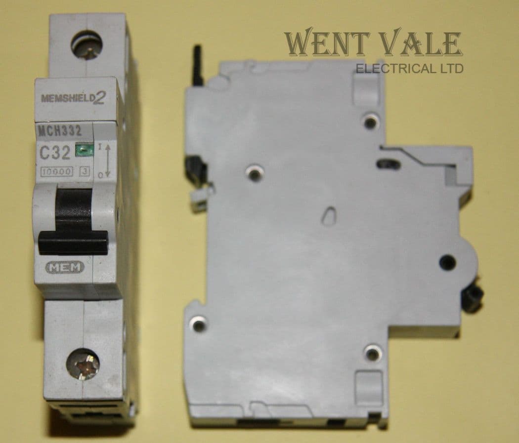 MEM Memshield 2 - MCH132 - 32a Type C Single Pole MCB Used