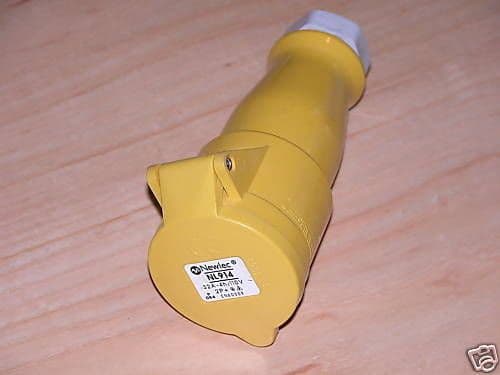 Mennekes NL914/NLAMTO06 CEEform 110v 32a Trailing Lead Socket New