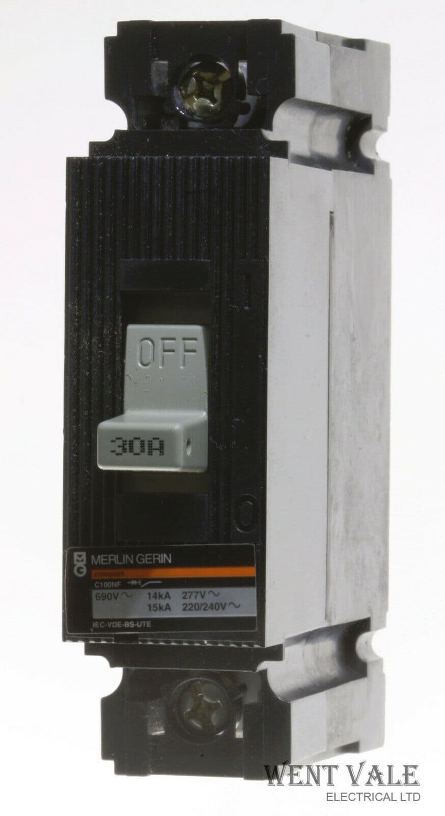 Merlin Gerin Compact - C100NF-40012 30a Single Pole Panel Board MCCB Used