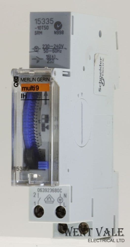 Merlin Gerin Multi 9 - 15335 - IH 16a Analogue 1 Channel Time Switch 230Vac