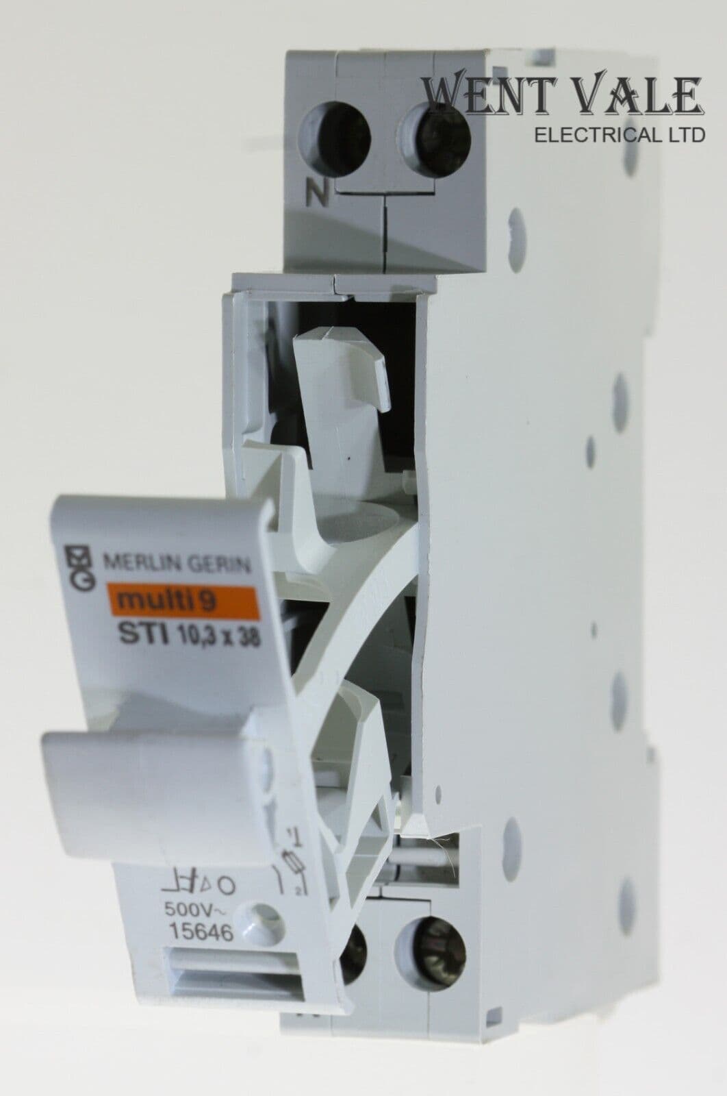 Merlin Gerin STI-15646 32a max 10 3 x 38mm Cartridge Fuse Holder with ...