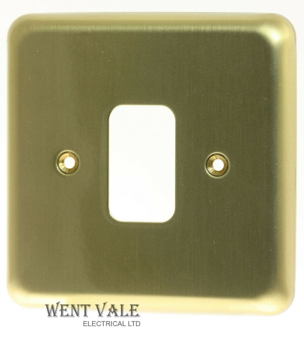 MK Albany/Grid Plus - K3431 SAB - 1 Module Grid Switch Plate New