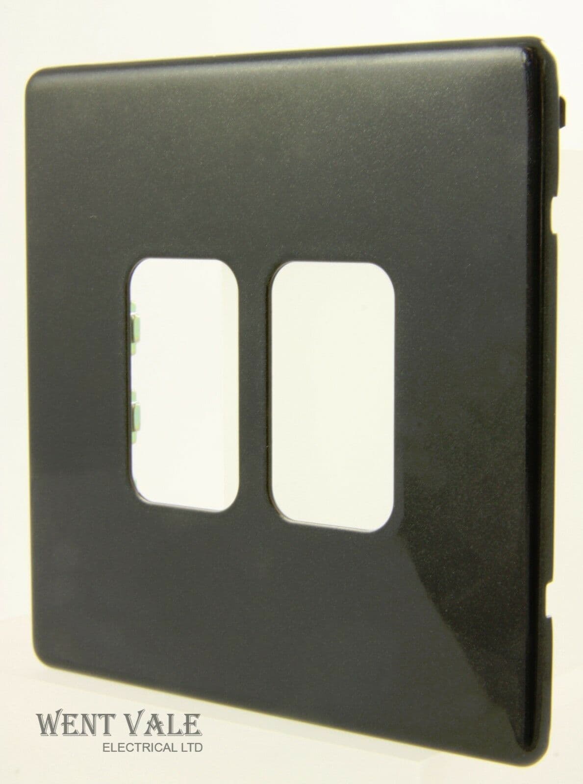 MK Aspect/Grid Plus K24332 CHA - 2 Module Modular Front Plate & Frame New
