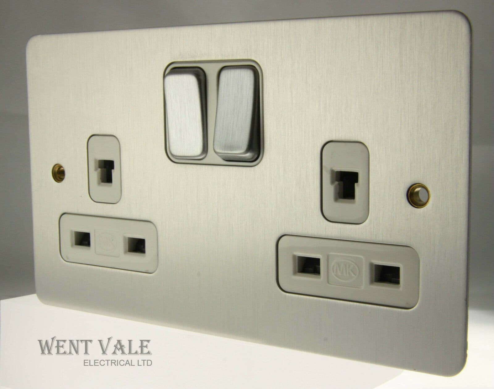 MK Edge - K14246 SAA W 13a Twin D/Pole Clean Earth Non-standard ...