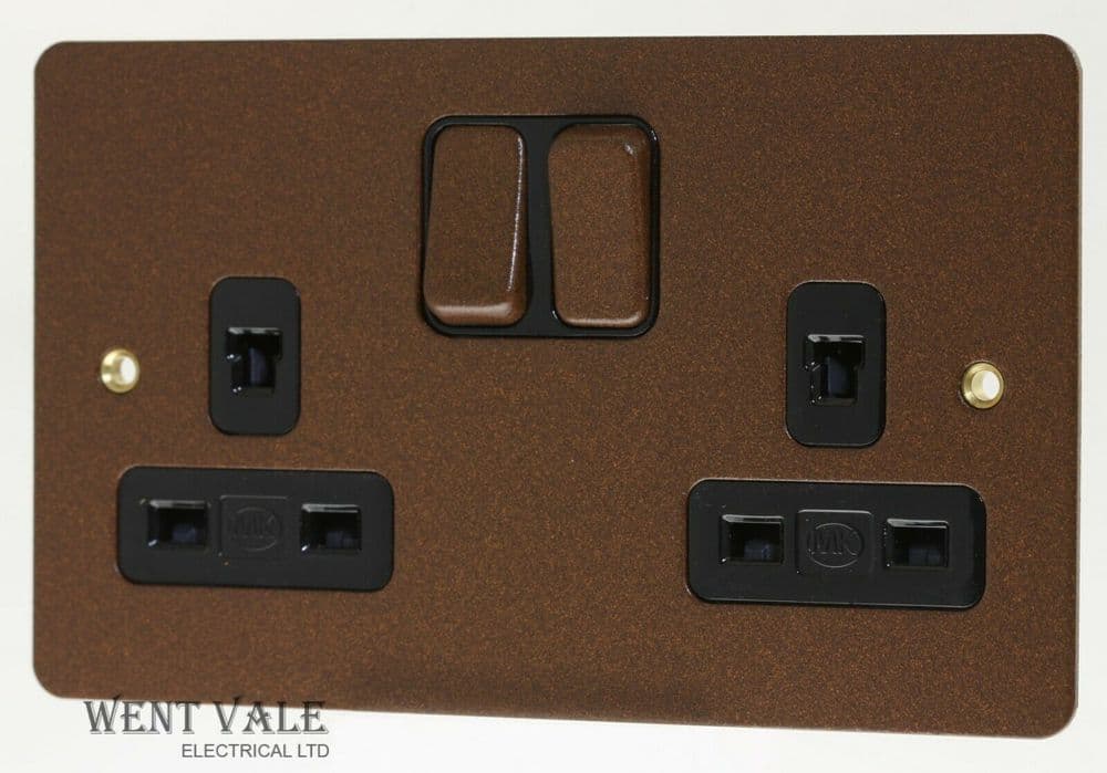 MK Edge - K14246 TCO B 13a Twin D/Pole Clean Earth Non-standard ...