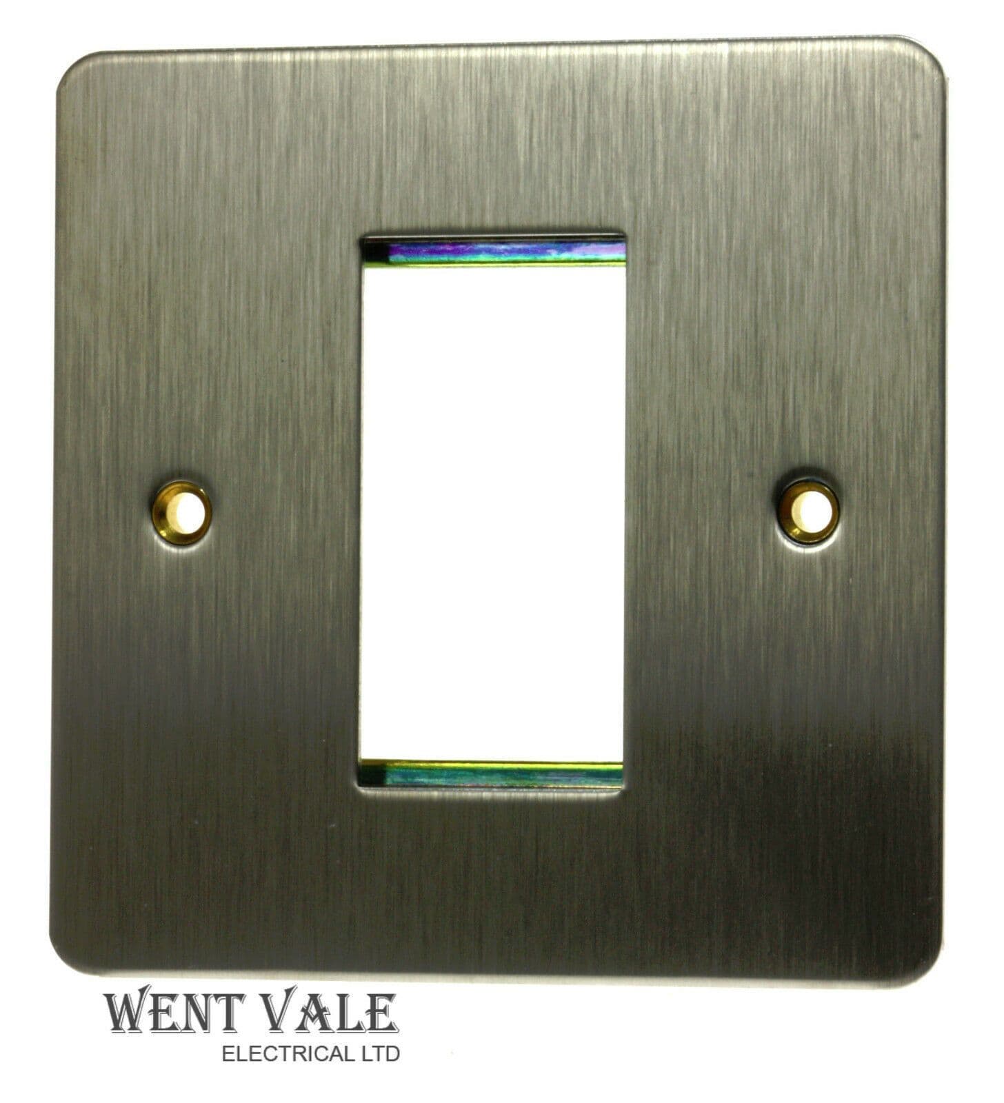 MK Edge Range - K14181 BSS - 1 Gang 1 Module Euro Data Modular Front Plate