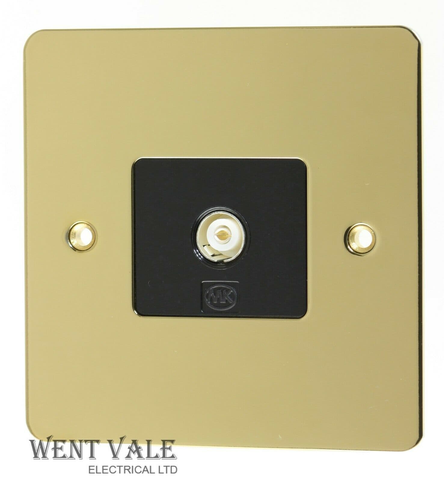 MK Edge Range - K14320 PBR B Single Non-Isolated TV/FM Co-Axial Socket New