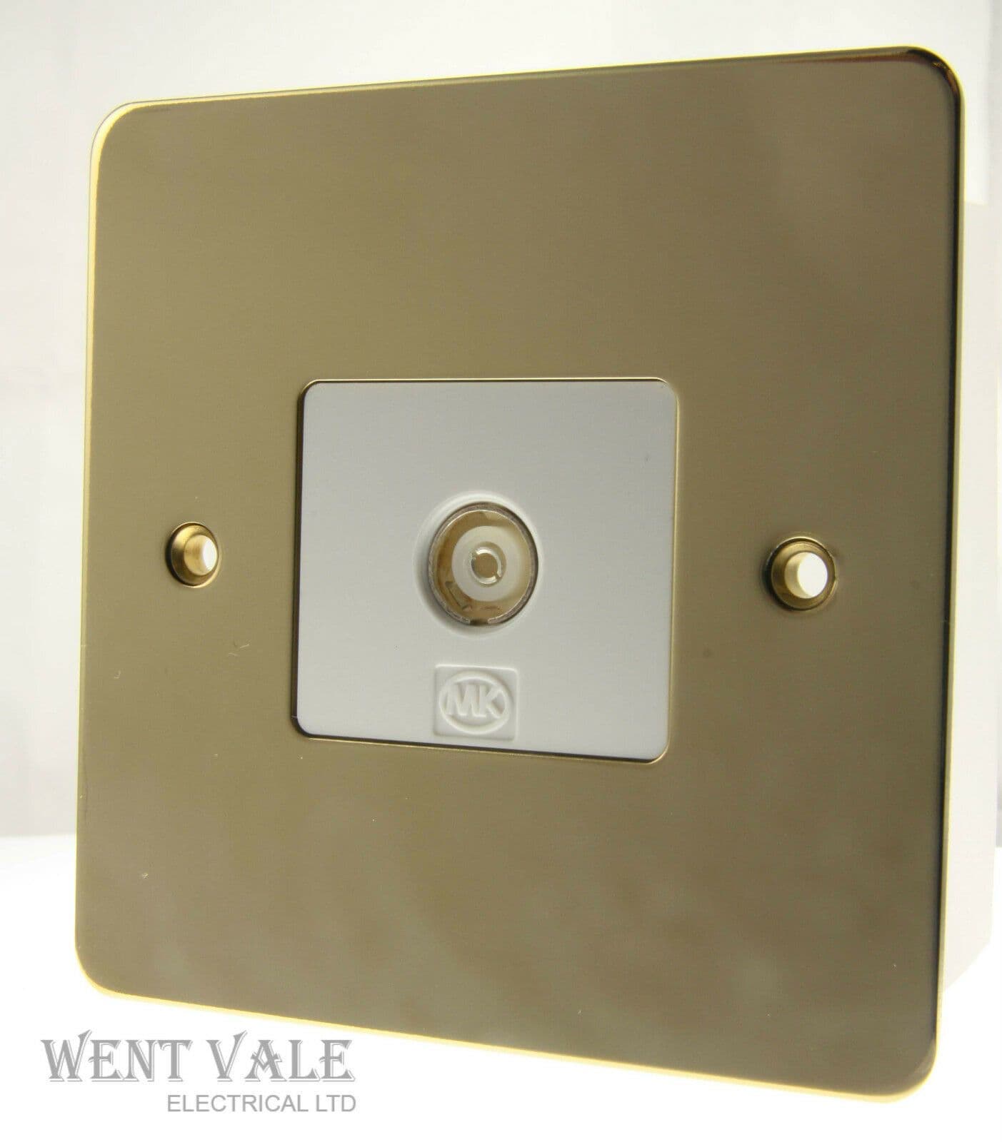 MK Edge Range - K14320 PBR W Single Non-Isolated TV/FM Co-Axial Socket New