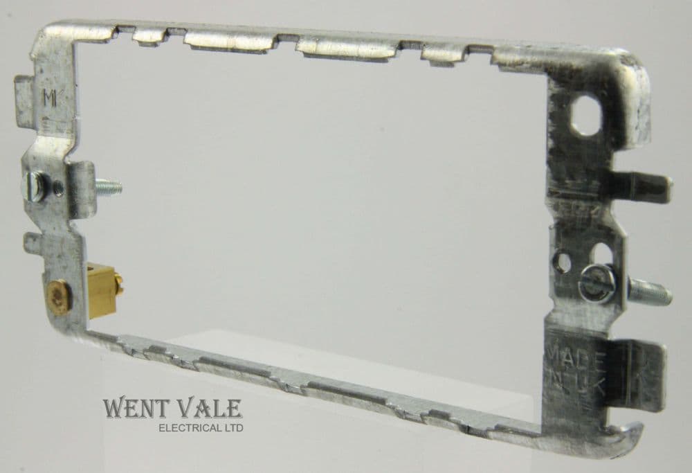 MK Grid Plus - K3703 - Two Gang Three Module Grid Mounting Frame New