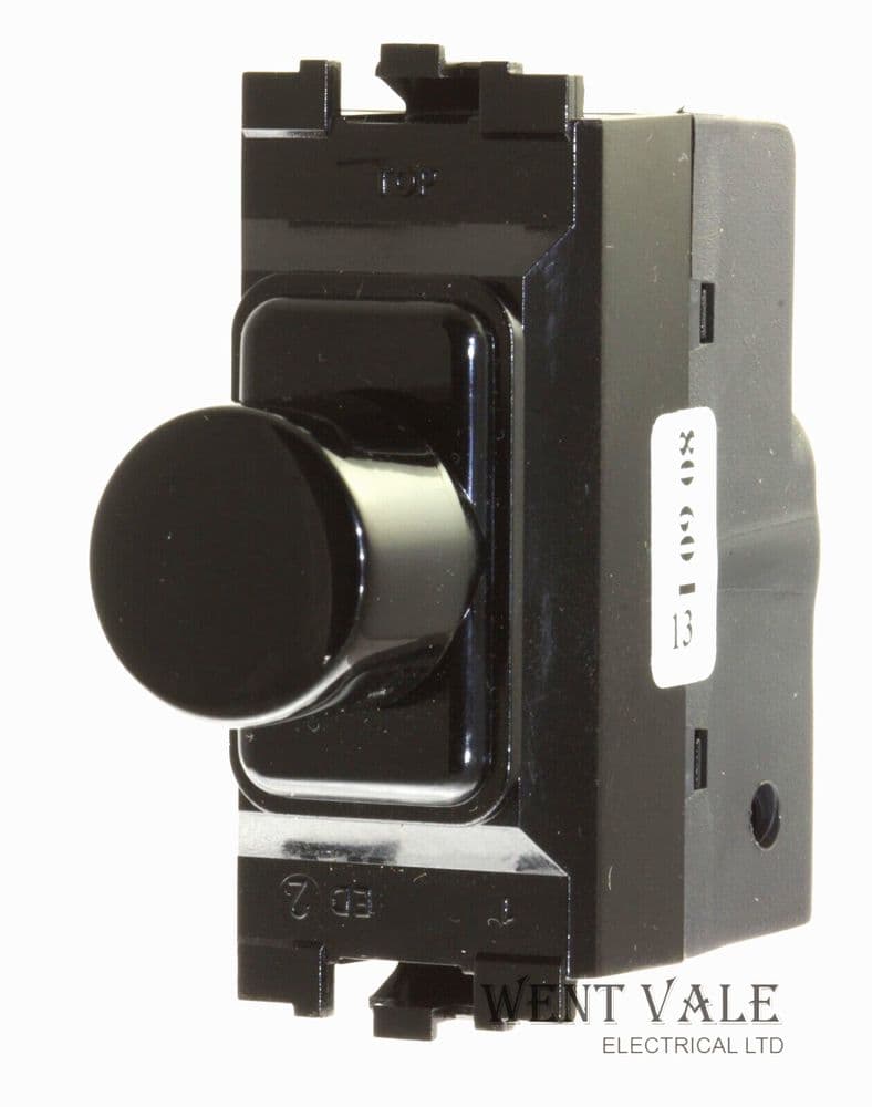 MK Grid Plus - K4499 BLK - Low Voltage 1-10V - 1 Way Dimmer For HF Ballasts