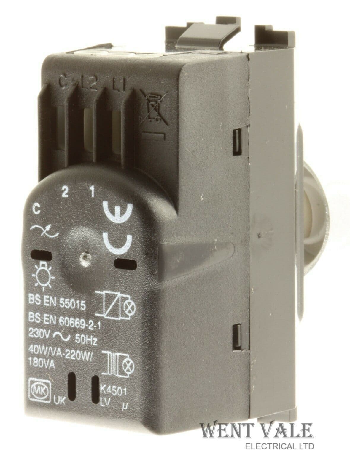 MK Grid Plus - K4501 POC BLV - Single 2 Way 40 to 220w Dimmer Switch ...