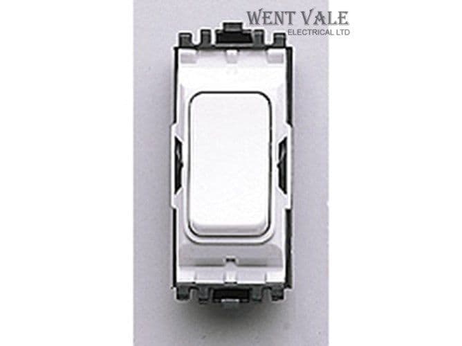 MK Grid Plus - K4882 WHI - 10a Two Way Switch Module Un-used