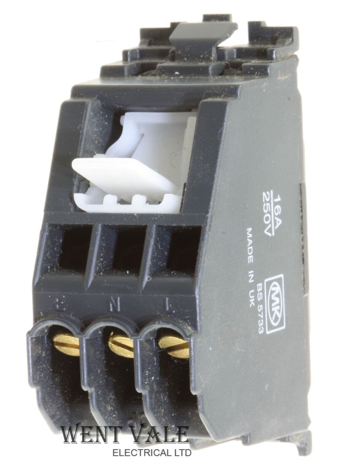 MK Grid Plus - K4886 BLK - 16a 10mm Cord Outlet Module New