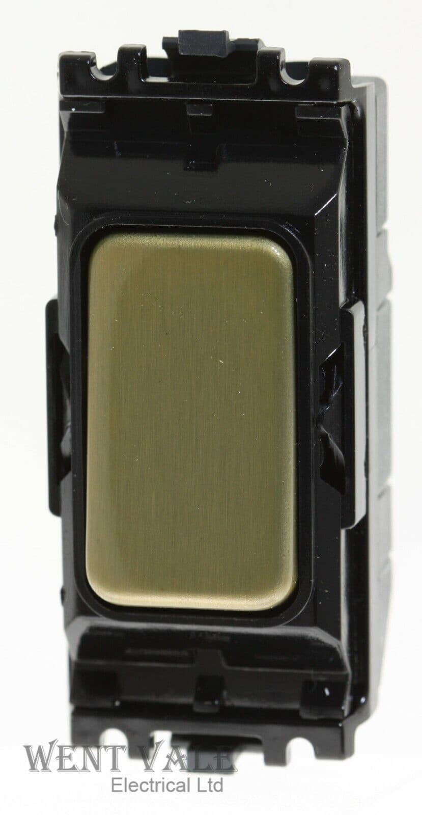 MK Grid Plus - K4981 SAG B - 10a D/Pole Grid Switch Module Satin Gold ...