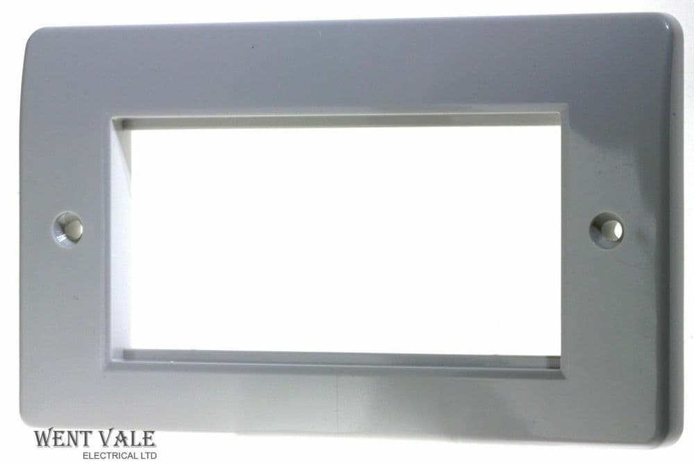 MK Logic Data Plus - K184 WHI - 2 Gang 4 Module Euro Data Modular Front ...