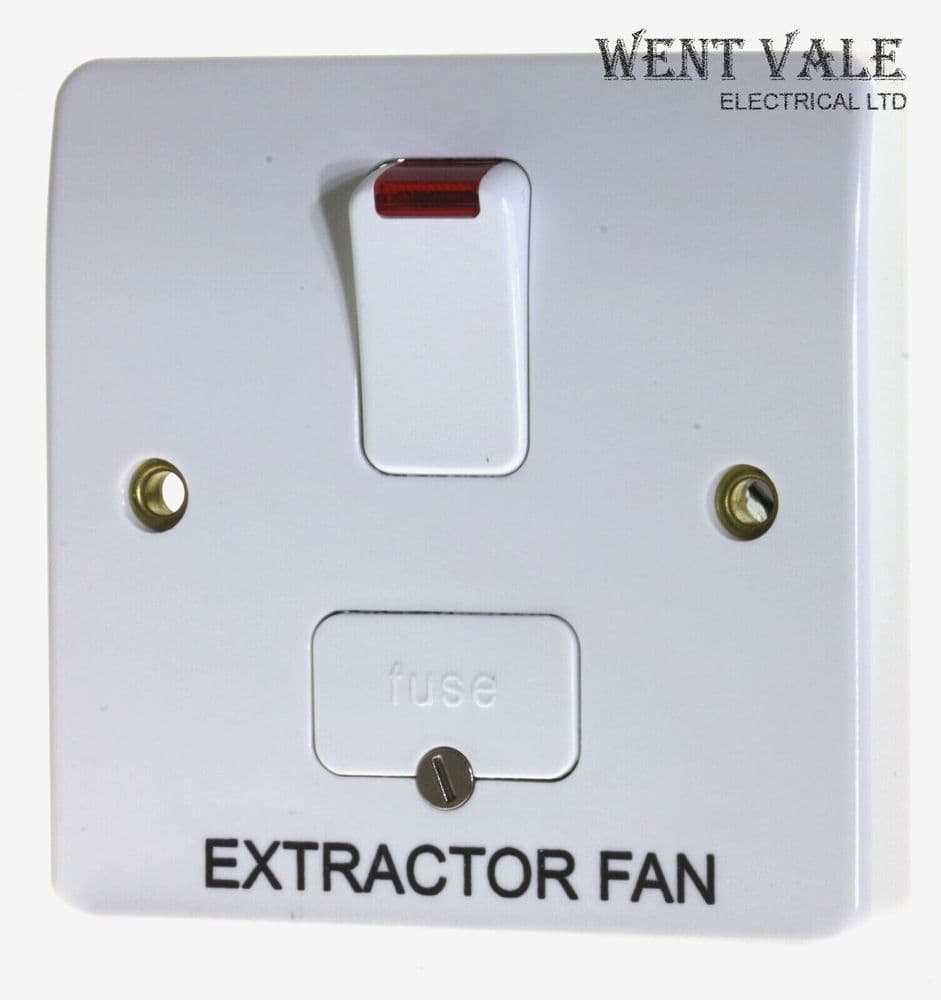 MK Logic Plus - K370 WHI EF - 13a Switched Connection Unit Neon ...