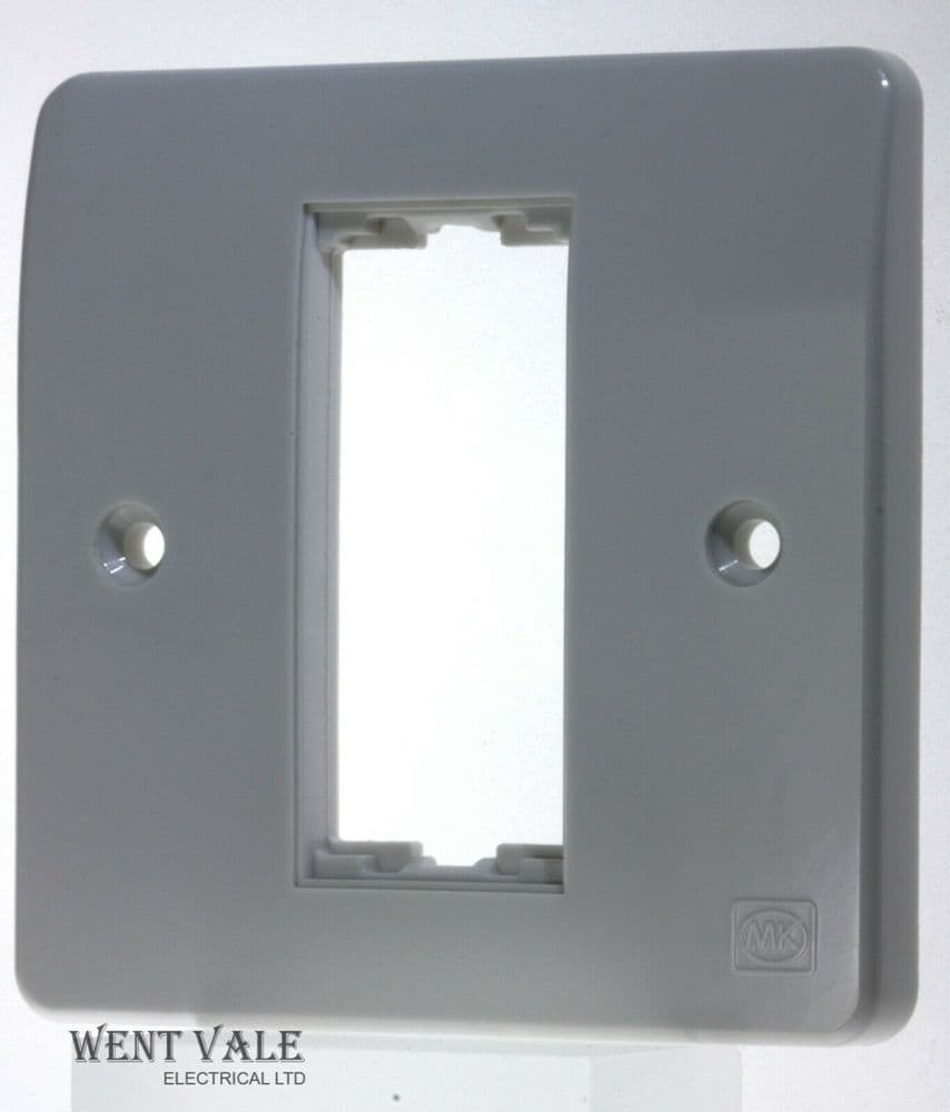 MK Logic Plus Range - K191 WHI - 1 Gang 1 Module 25 x 50mm Modular ...