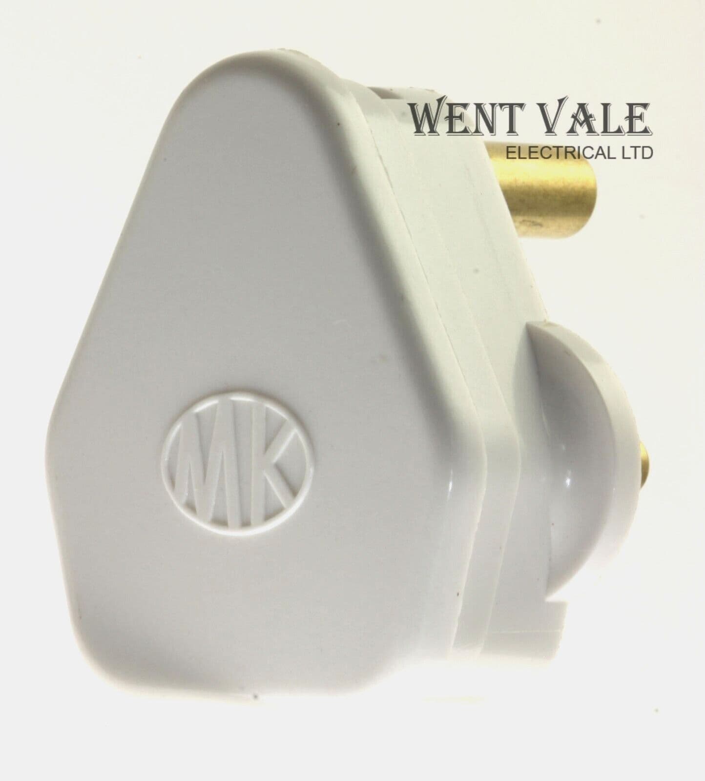 MK Plugs and Adaptors - 505 WHI - 5a Round Pin Plug New