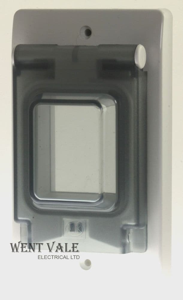 MK Prestige/Pinnacle/Premier - VTSKMH1 WHI - MCB/RCD Housing with Cover ...