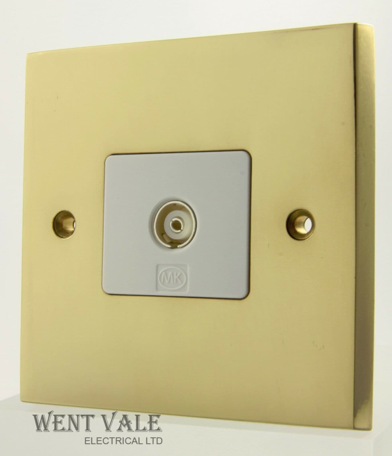 MK Savoy Plus - K5320 PBS - Single Non-Isolated TV/FM Co-Axial Socket New