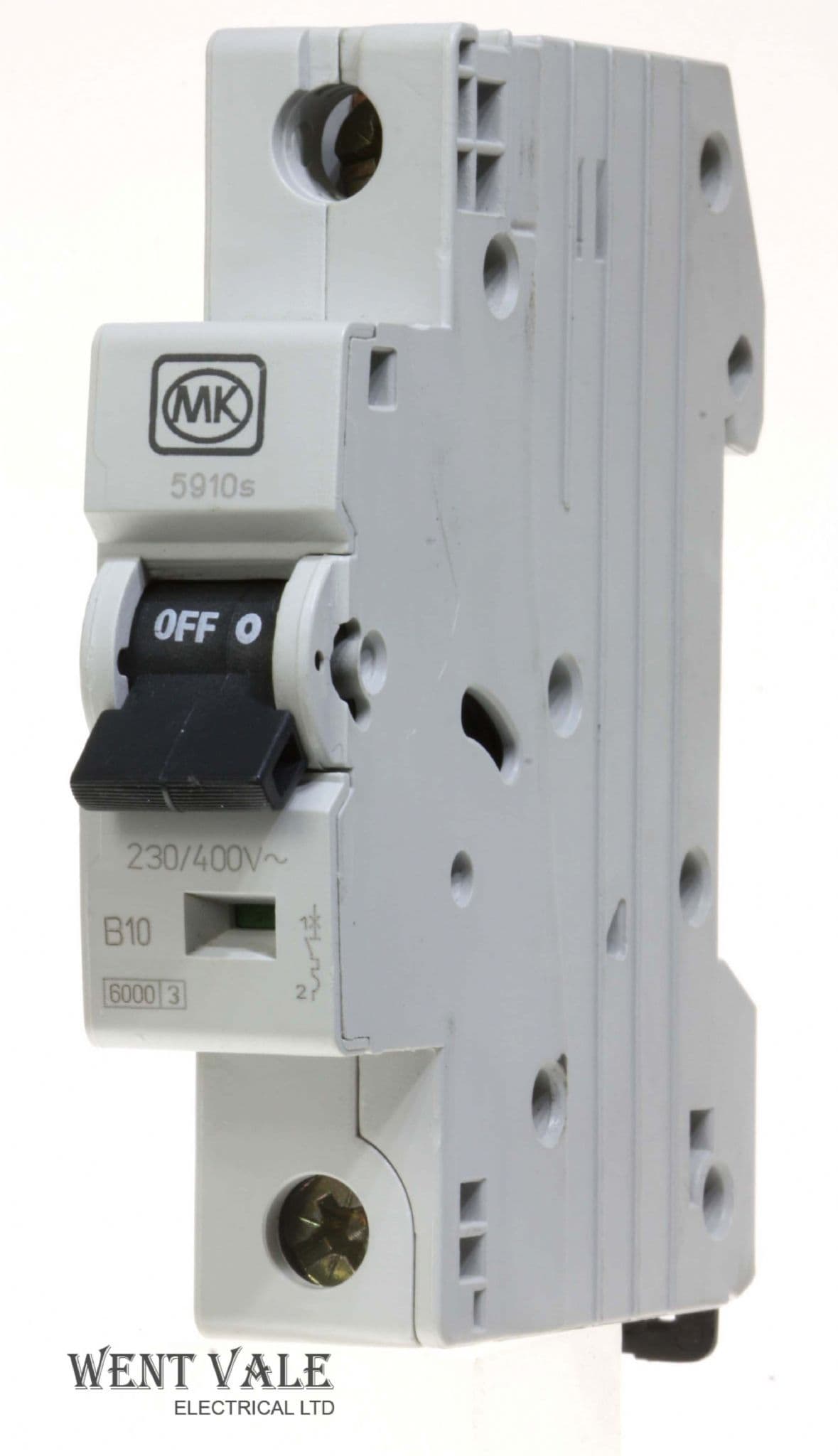 MK Sentry - 5910s - 10a Type B Single Pole Mk 3 MCB Used