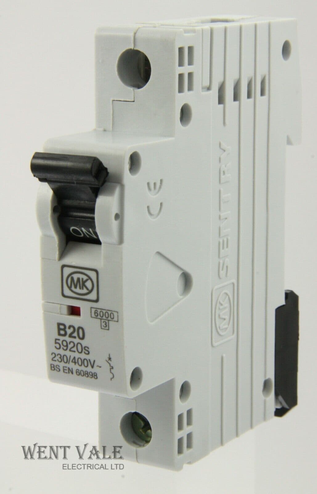 MK Sentry - 5920s - 20a Type B Single Pole MCB Unused