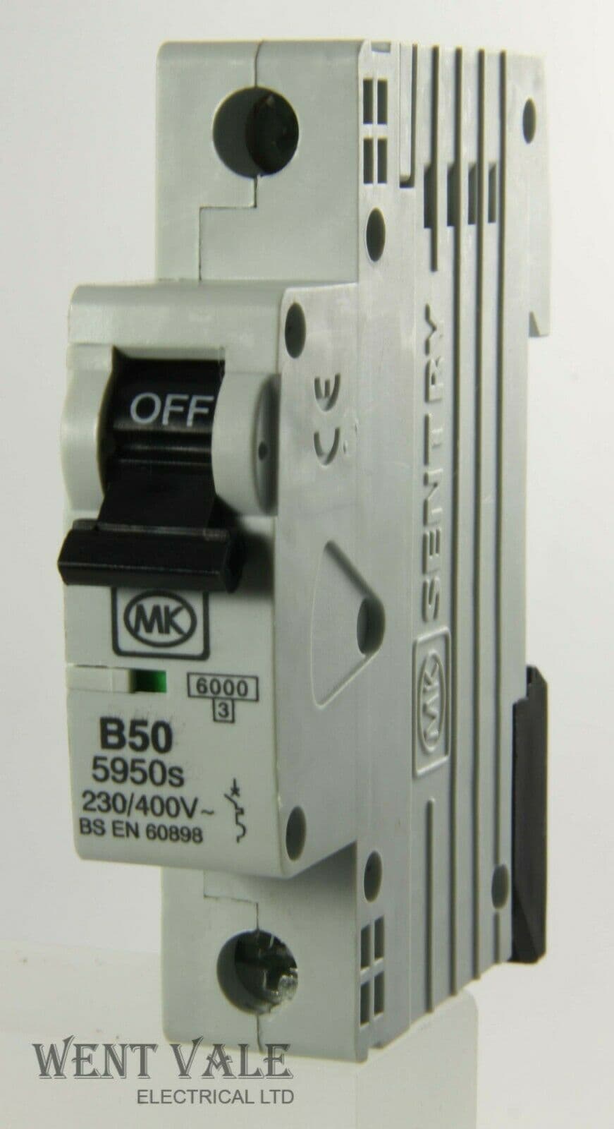 MK Sentry - 5950s - 50a Type B Single Pole MCB Unused
