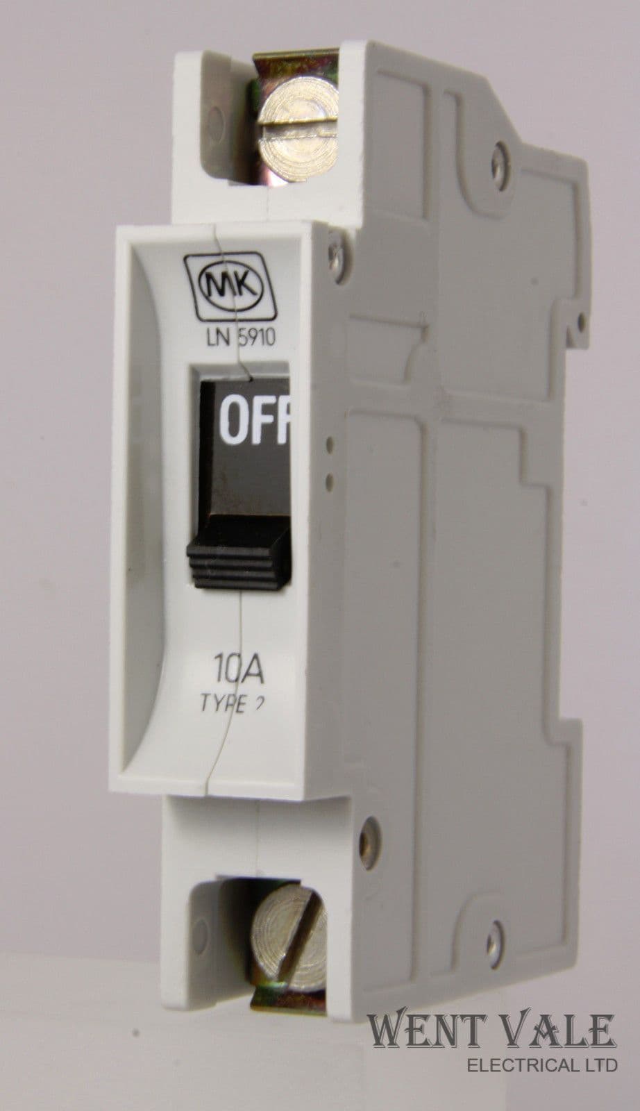 MK Sentry - LN5910 - 10a Type 2 Single Pole MCB Unused