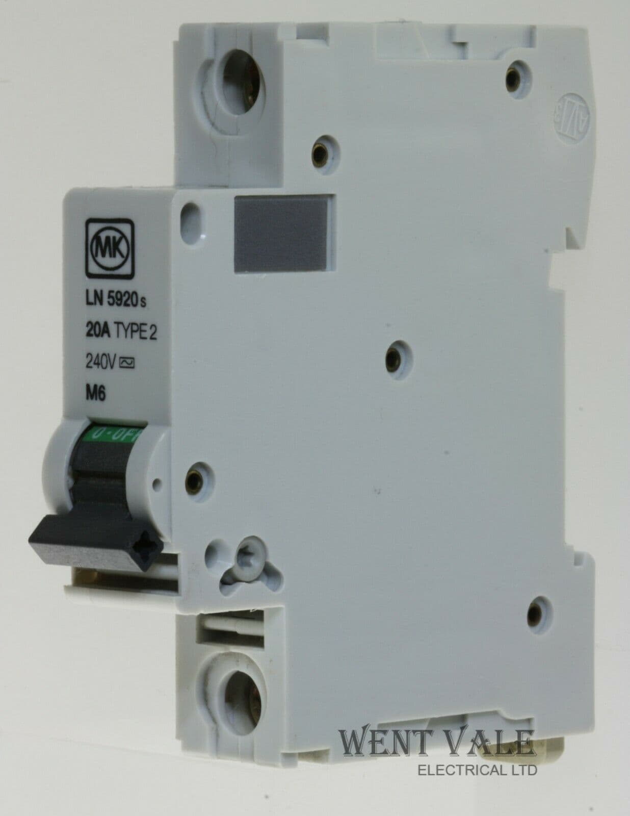 MK Sentry - LN5920s - 20a Type 2 Single Pole MCB Unused