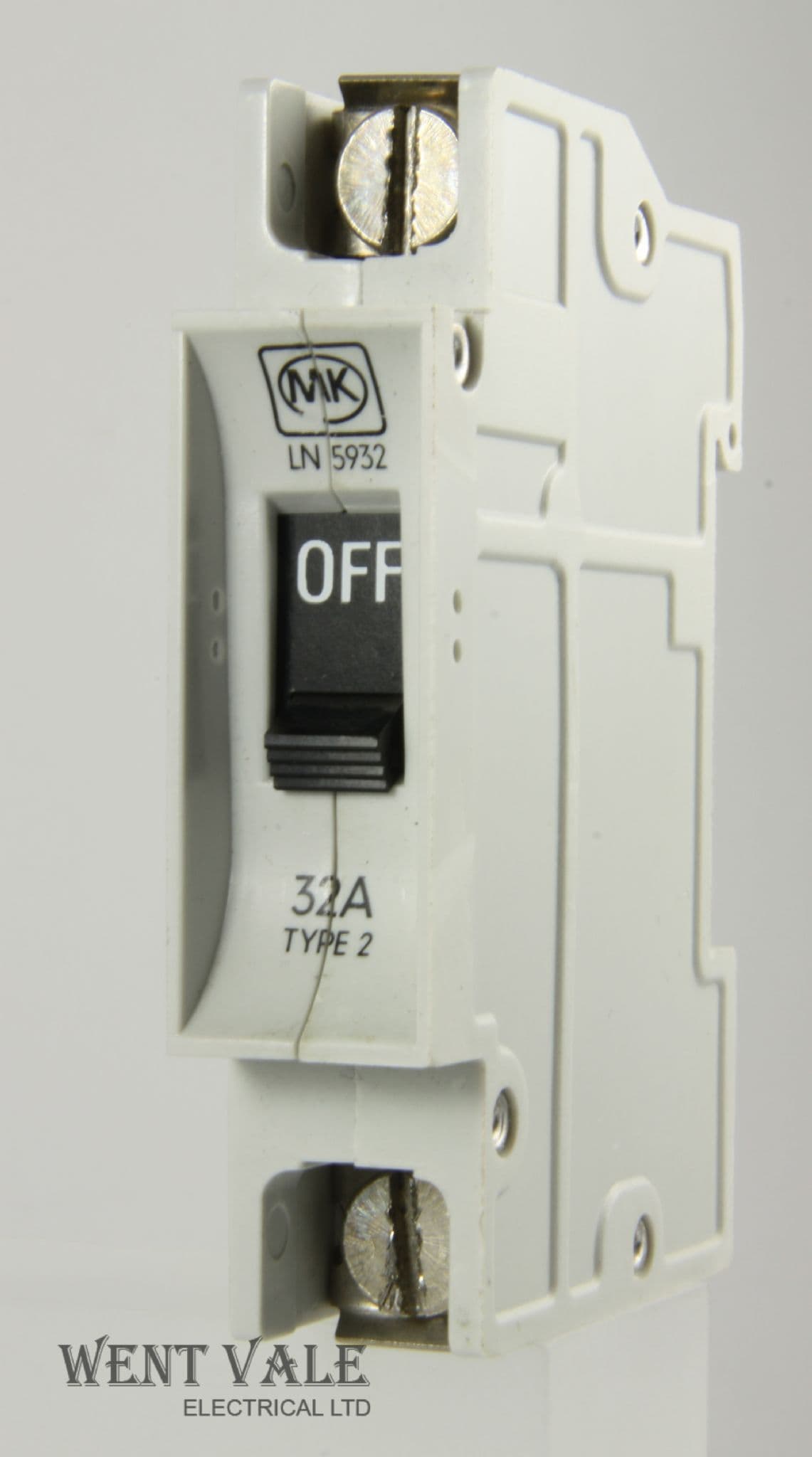 MK Sentry - LN5932 - 32a Type 2 Single Pole MCB Used