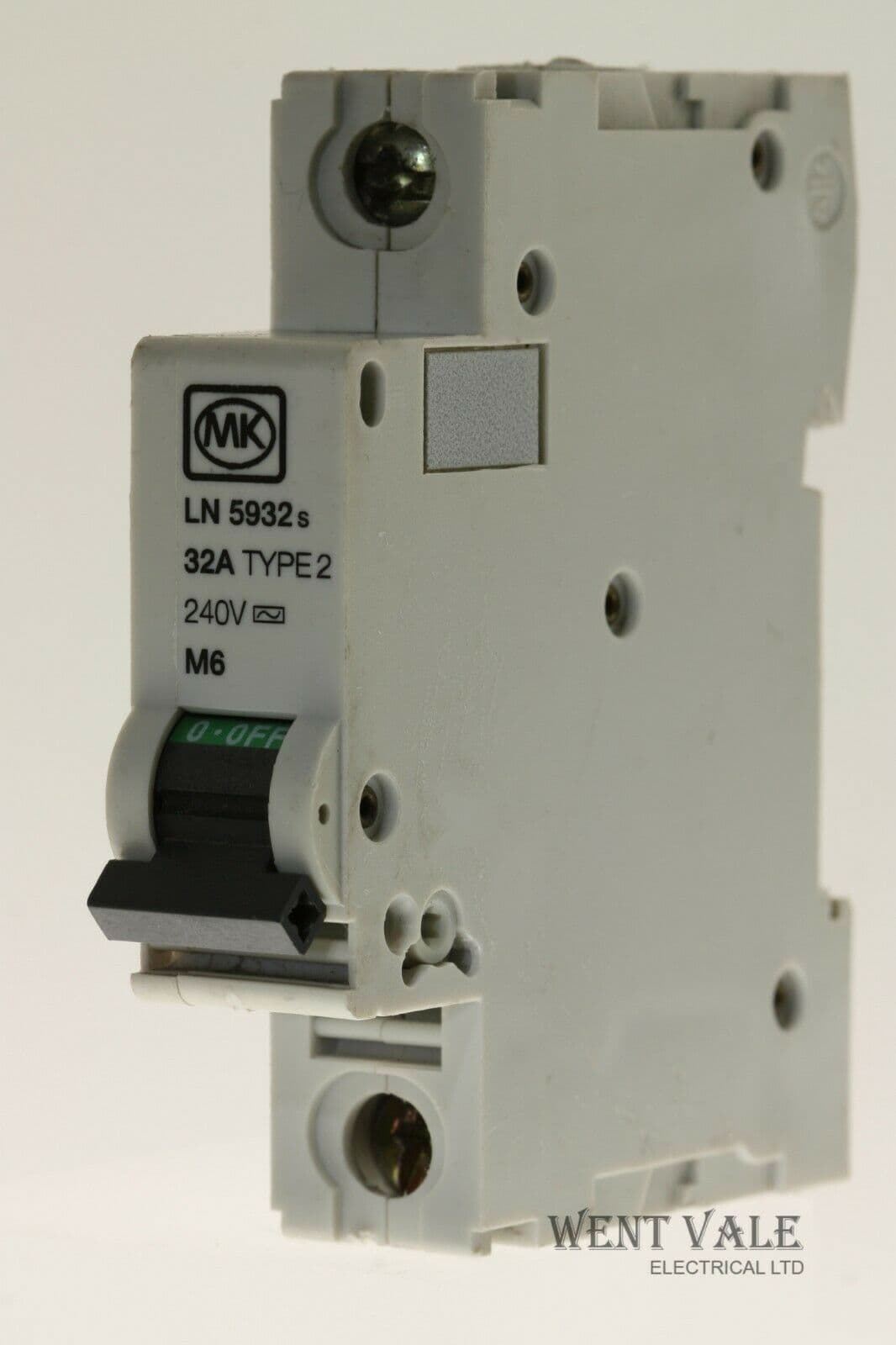 MK Sentry - LN5932s - 32a Type 2 Single Pole MCB Used