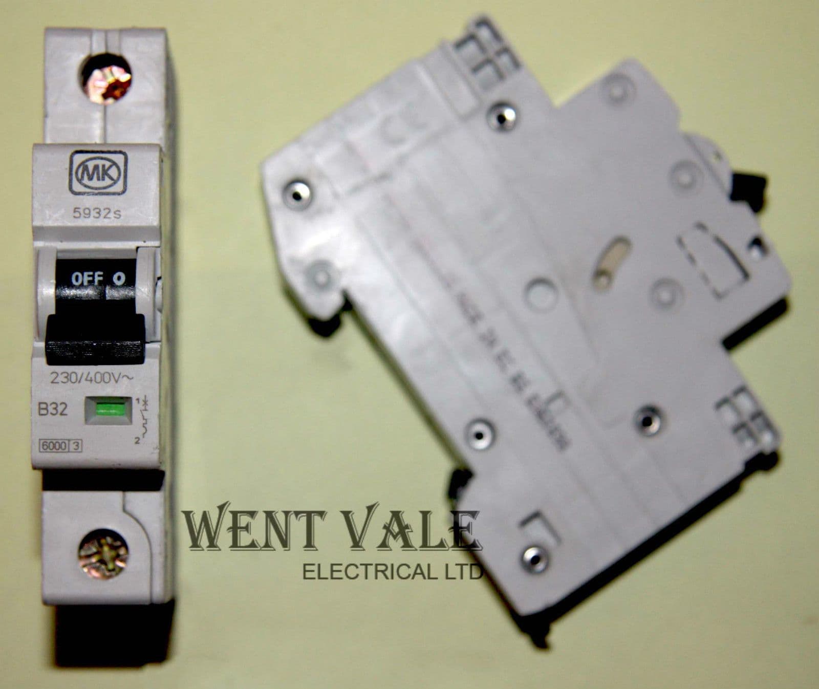 MK Sentry Mk 3 - 5932s - 32a Type B Single Pole MCB Unused