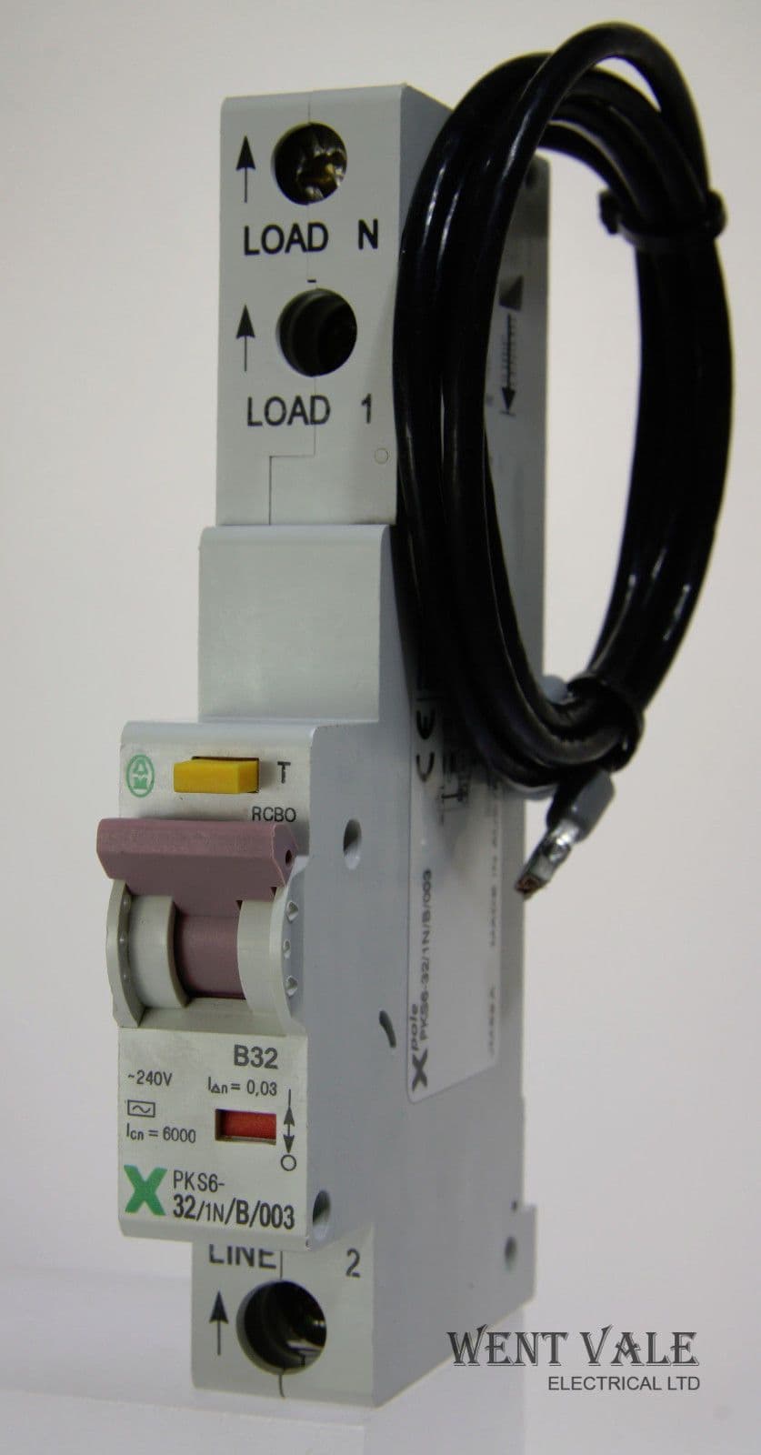 Moeller X Pole - PKS6-32/1N/B/003 - 32a Type B RCBO Used