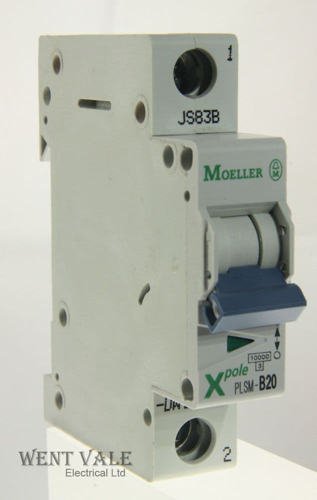 Moeller X Pole - PLSM-B20-DW - 20a Type B Single Pole MCB New