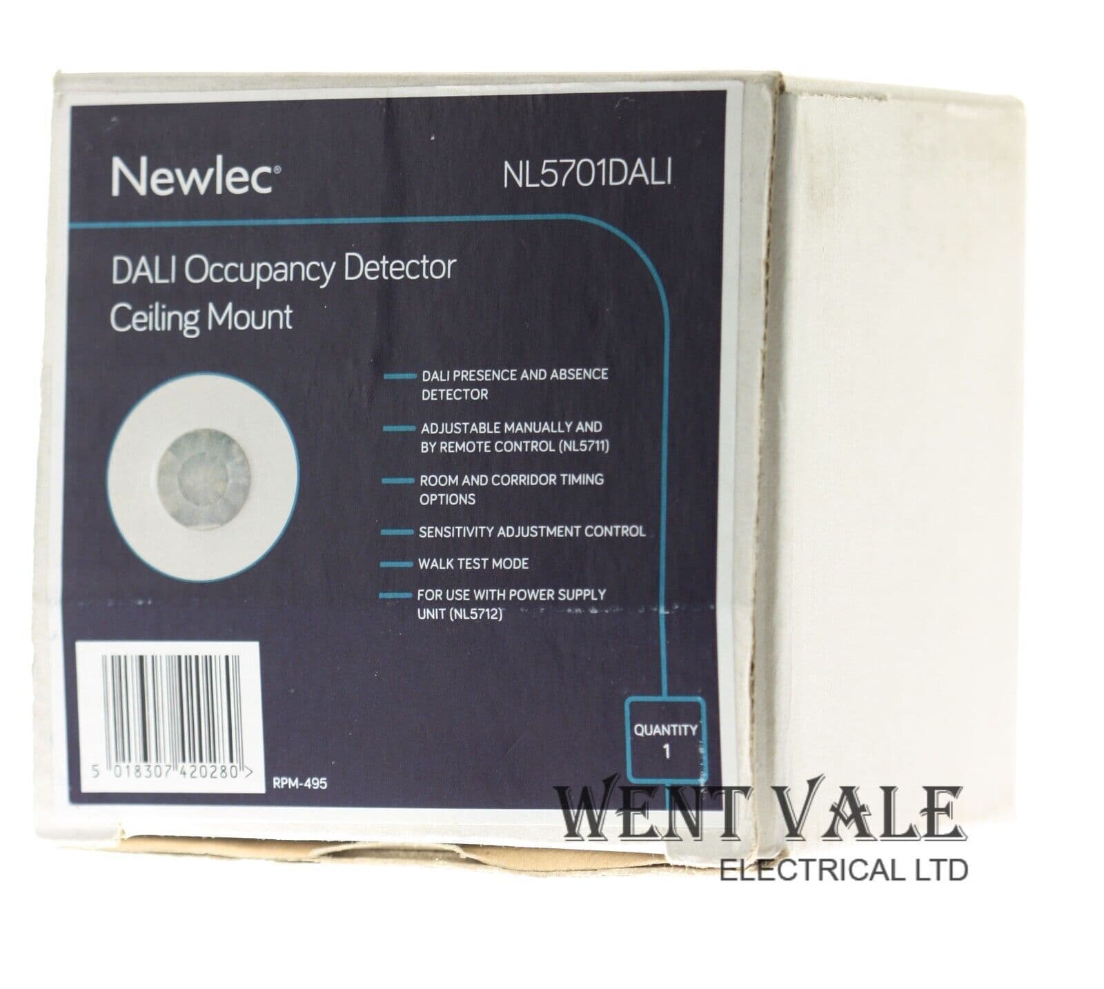 Newlec - NL5701DALI - DALI Ceiling Mounted Occupancy Detector