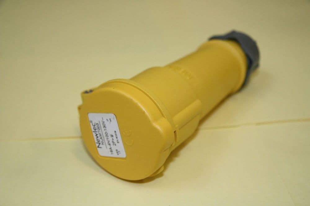 Newlec NLAMT003/Mennekes - 16a 3 Pin 110v Compression Top Trailing Lead ...