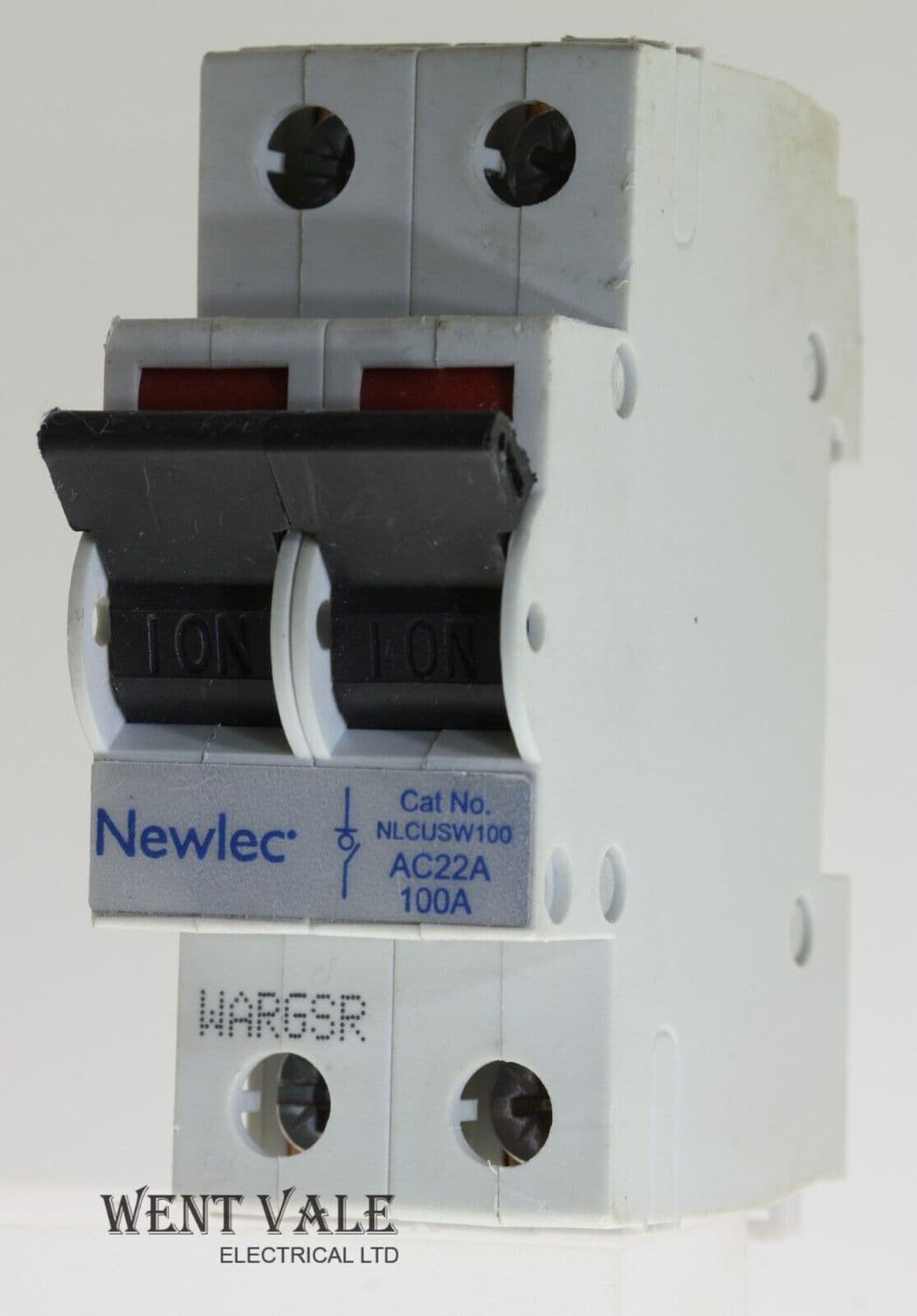 Newlec NLCUSW100 - 100a AC22A Mk 2 Double Pole Switch Disconnector Used