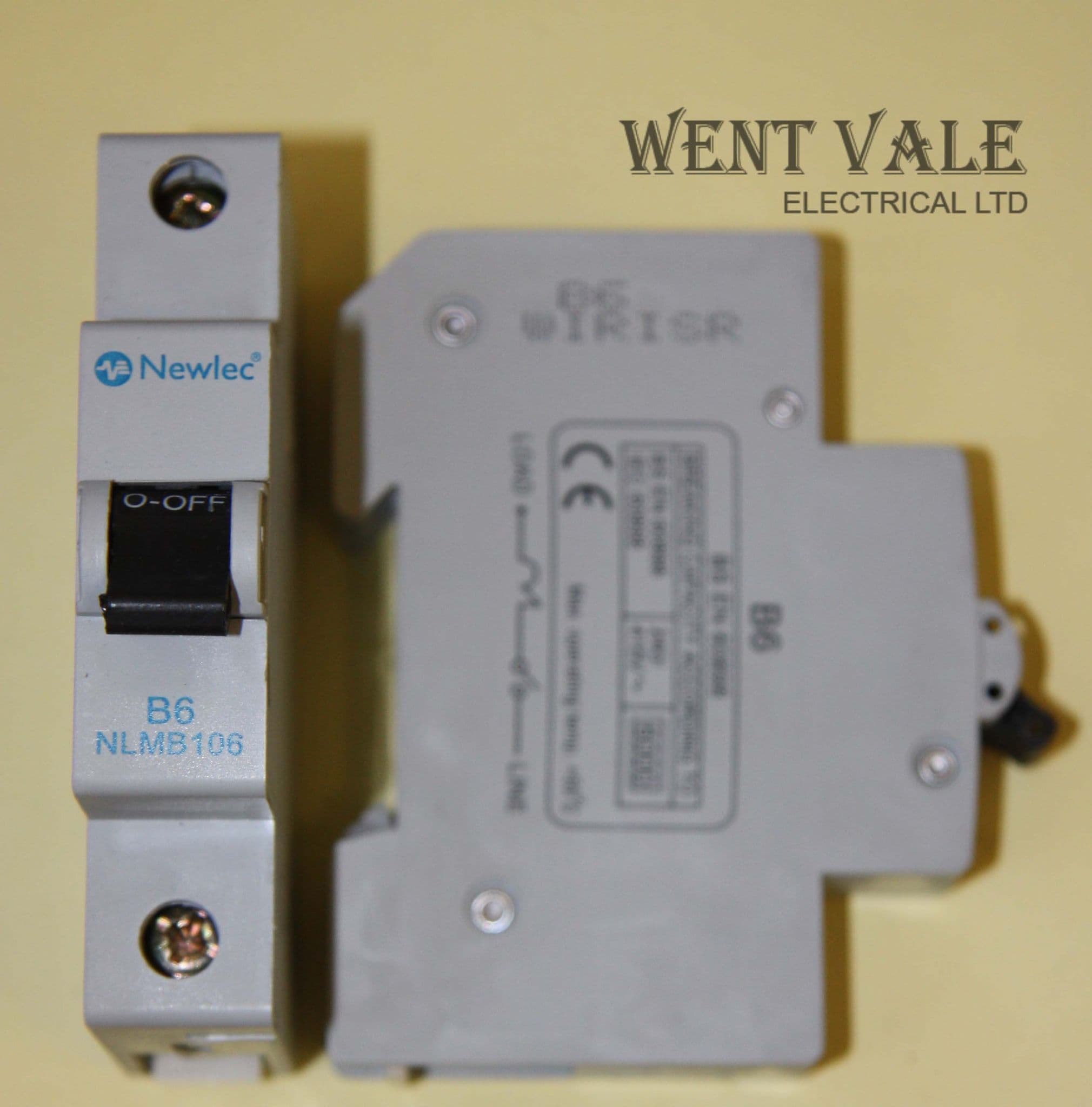 Newlec NLMB106 - 6a Type B Single Pole MCB Used