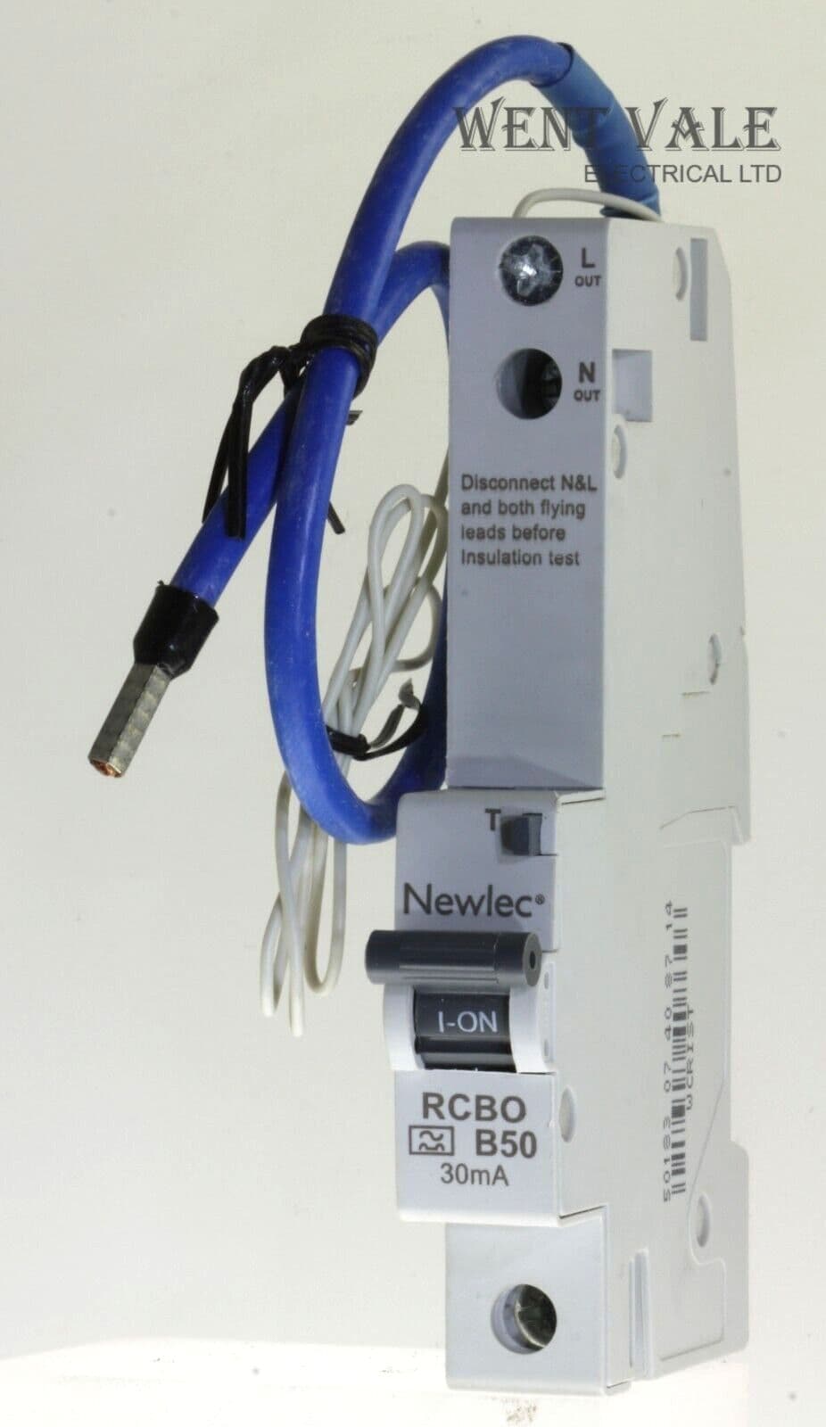 Newlec NLRCB5030BA - 50A 30mA Type B Single Pole AC Type RCBO New