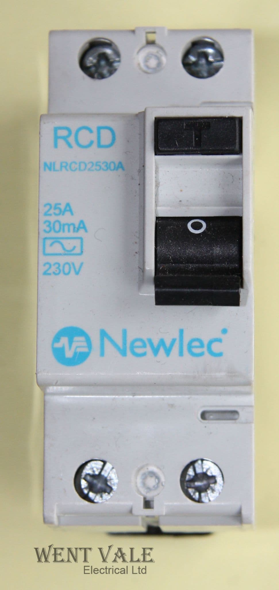 Newlec NLRCD2530A - 25A 30mA Double Pole RCCB Used