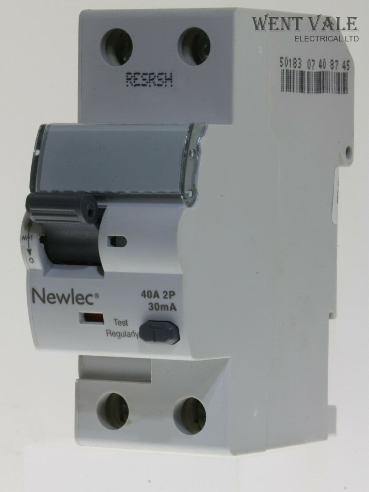 Newlec - NLRCD4030A - 40A 30mA Double Pole RCCB Unused