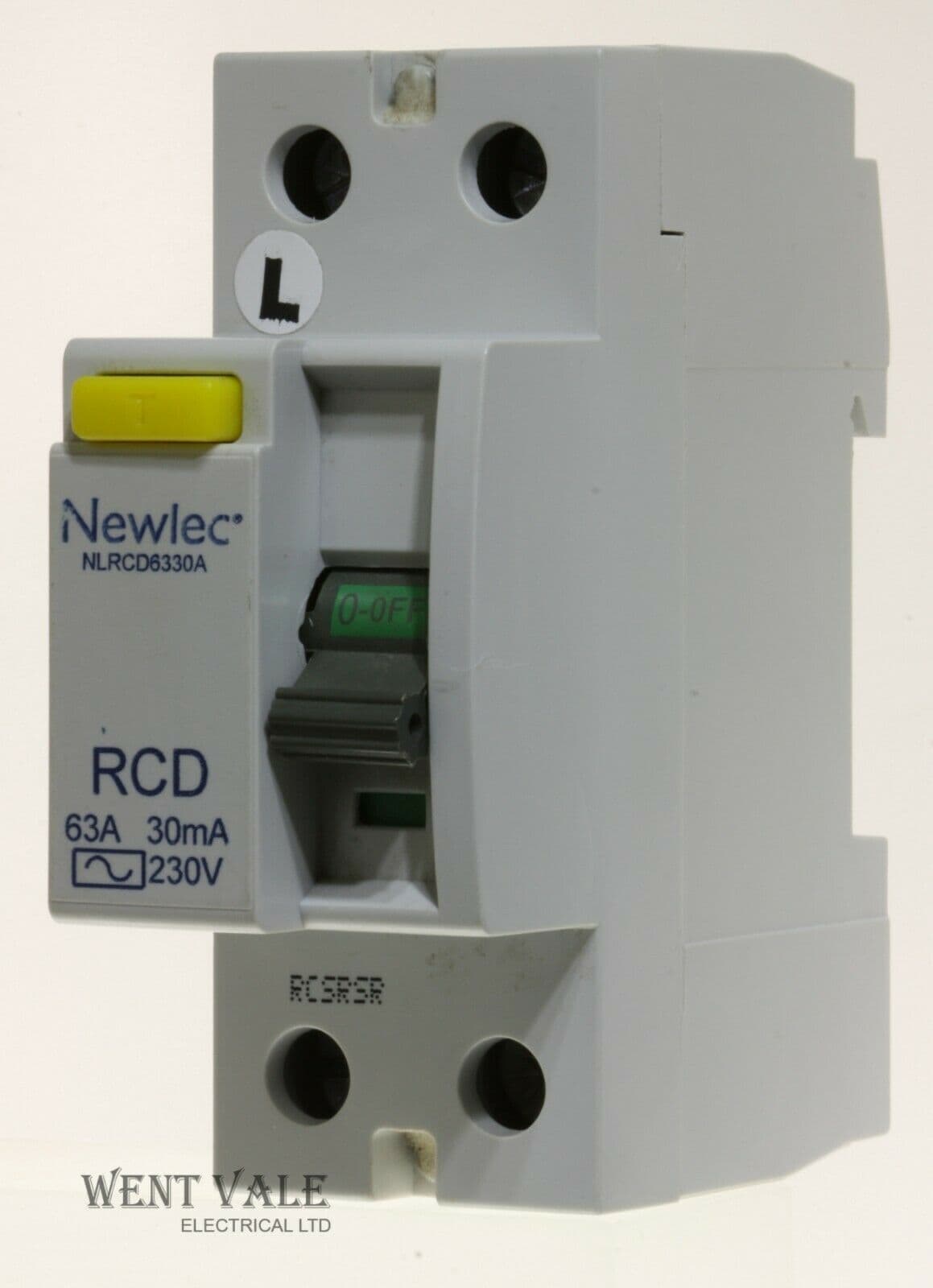 Newlec NLRCD6330A - 63A 30mA Double Pole RCD Unused