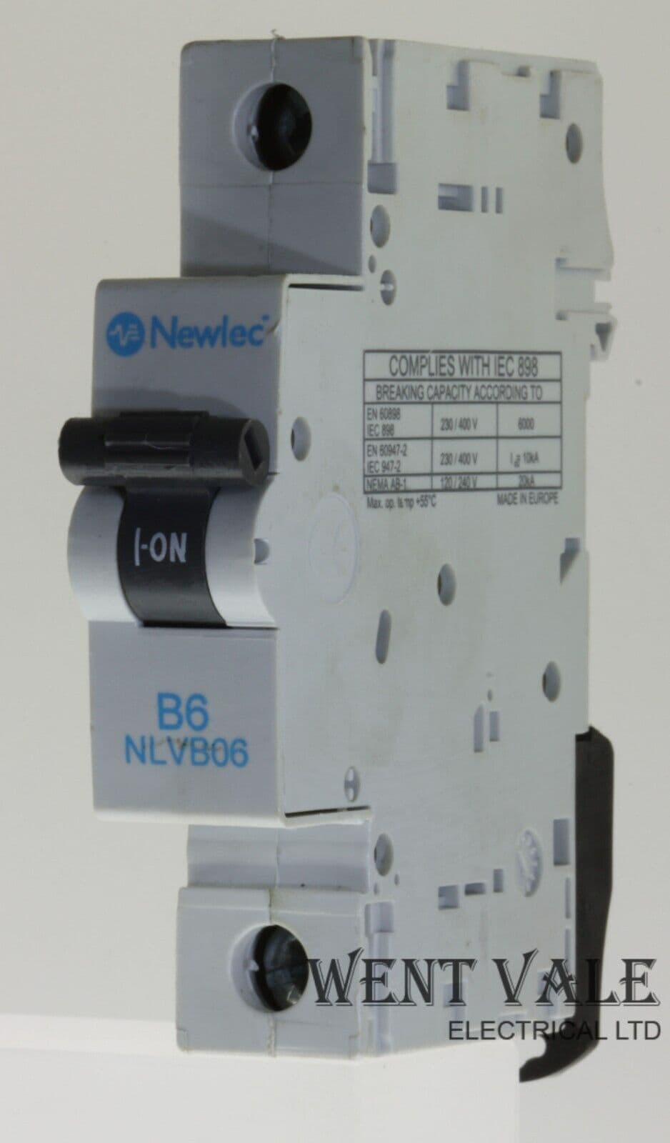 Newlec NLVB06 - 6a Type B Single Pole MCB Used