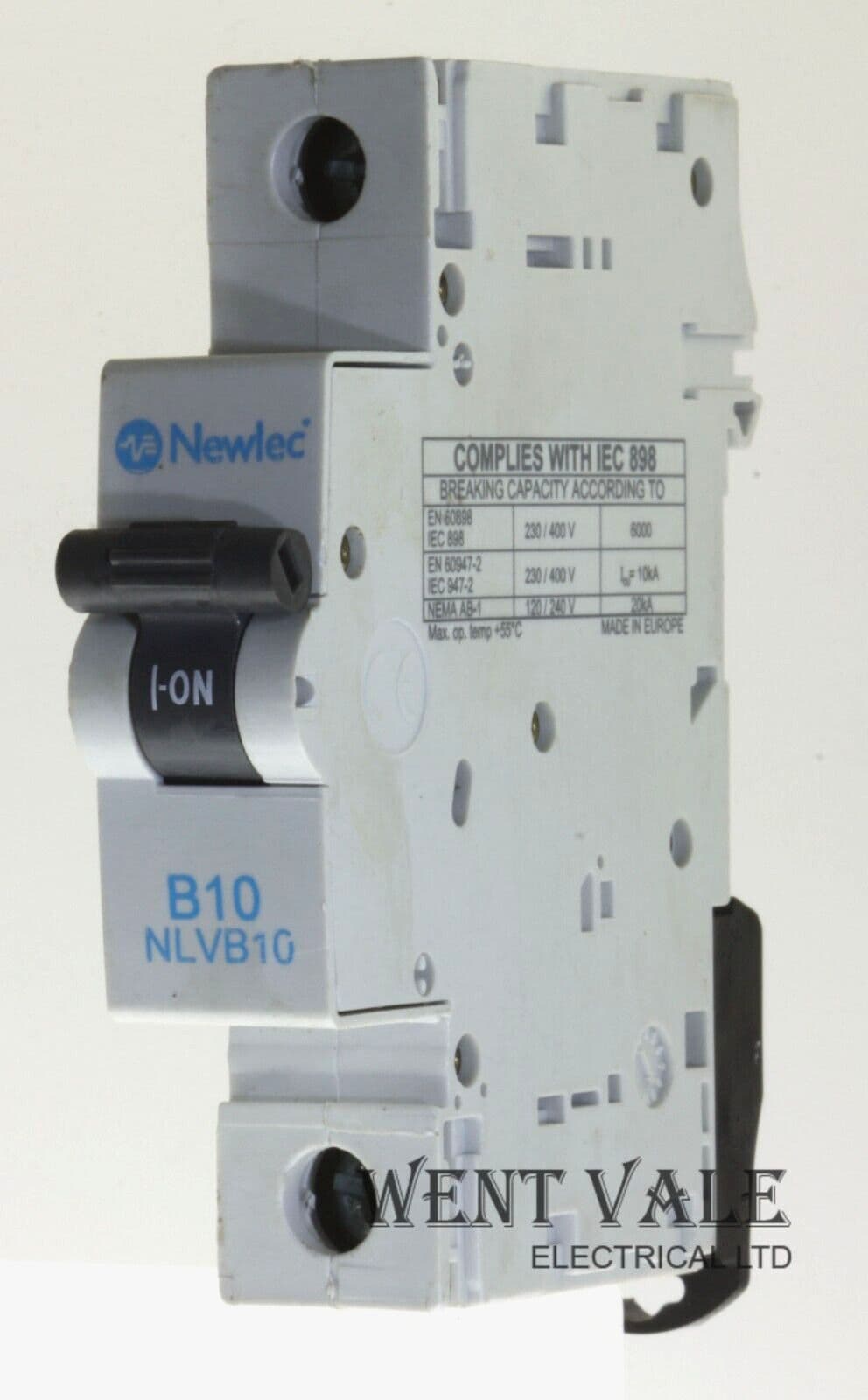 Newlec NLVB10 - 10a Type B Single Pole MCB Used