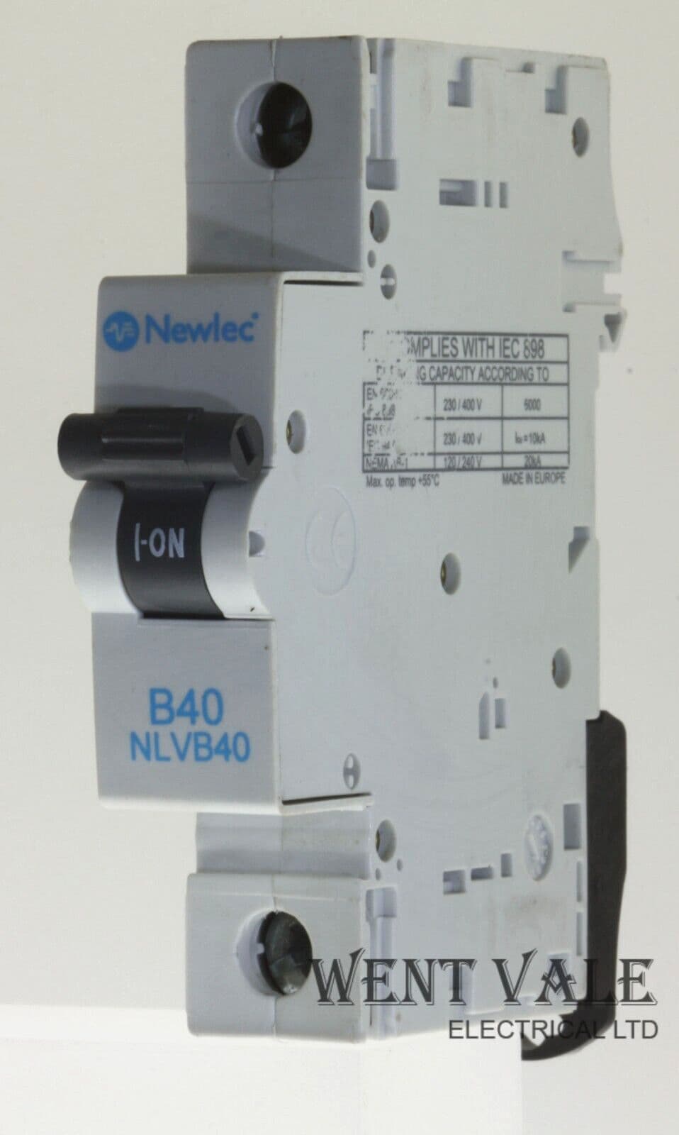 Newlec NLVB40 - 40a Type B Single Pole MCB Used