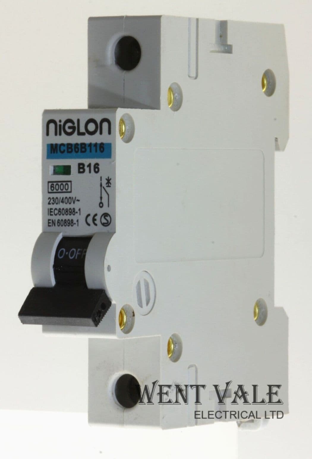 Niglon - MCB6B116 - 16a Type B Single Pole MCB - Used