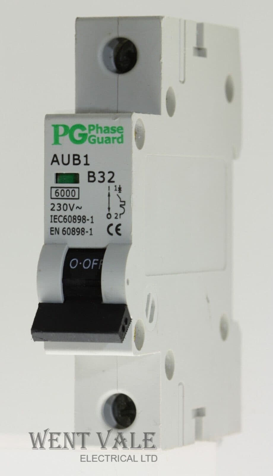 PG Phase Guard - AUB1 B32 - 32a Type B Single Pole MCB Used