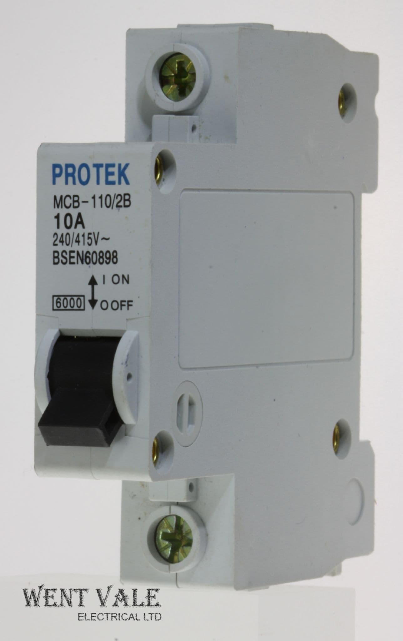 Protek MCB-110/2B - 10 Type B Single Pole MCB Used