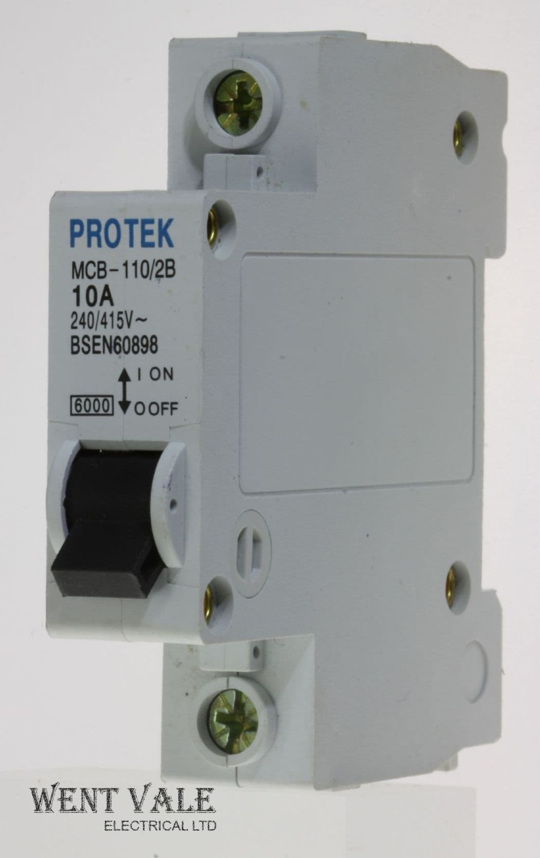 Protek MCB-110/2B - 10 Type B Single Pole MCB Used